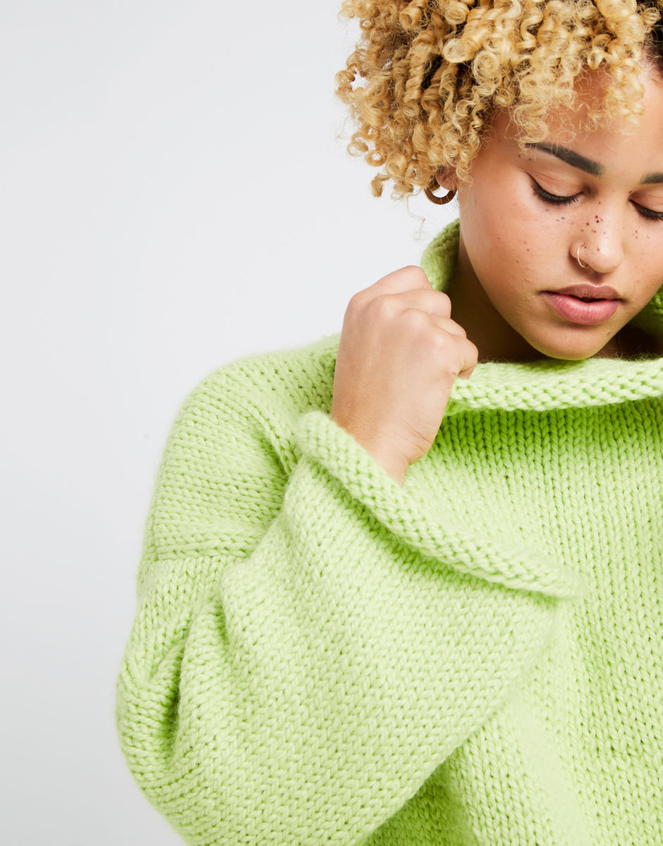 Audrey Cropped Sweater | Wool and the Gang