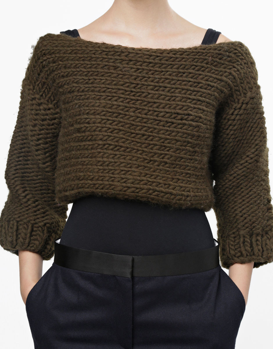 Short Cuts Sweater Pattern | Wool and the Gang