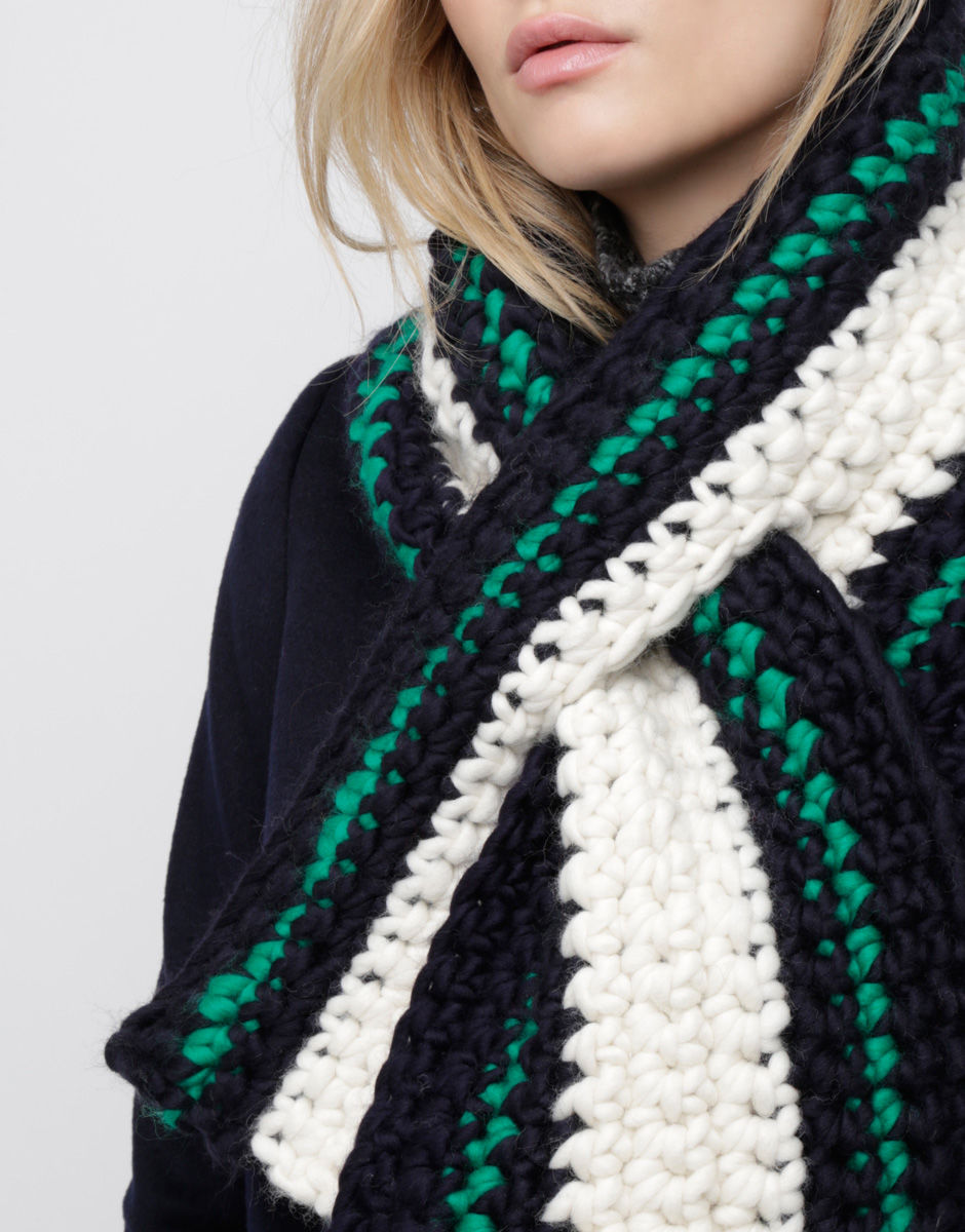 Moonrise Scarf Pattern | Wool and the Gang