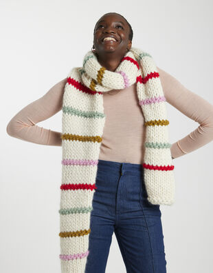 Nicest Thing Scarf Free Pattern | Wool and the Gang