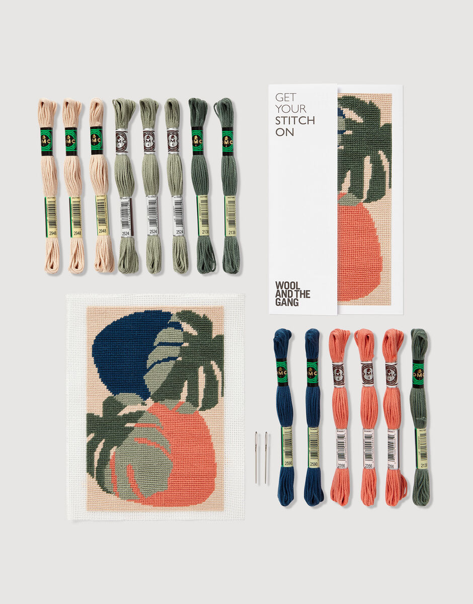 Botanical Needlepoint | Wool and the Gang