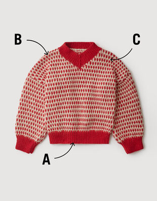 Rows Sweater | Wool and the Gang