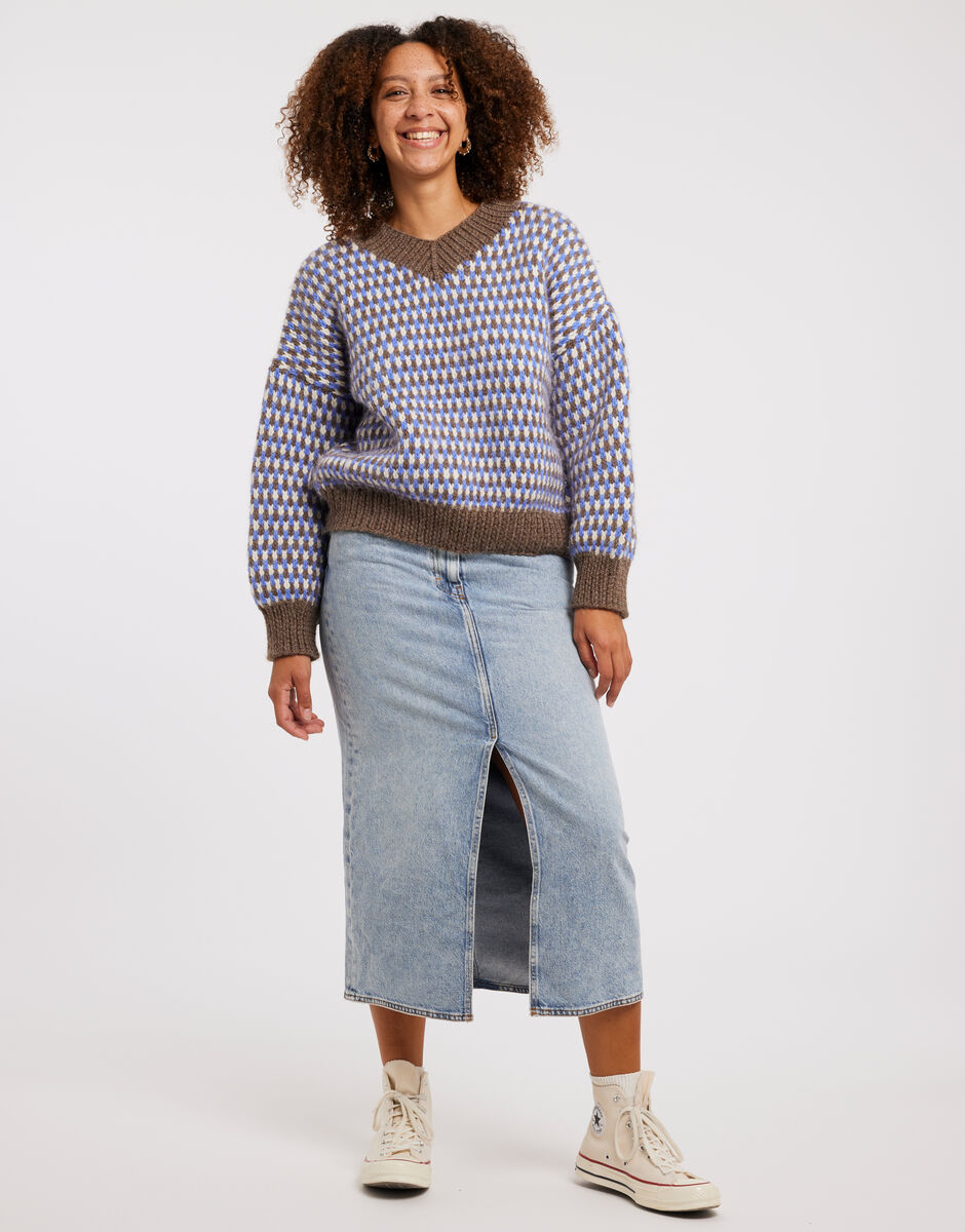 Rows Sweater | Wool and the Gang