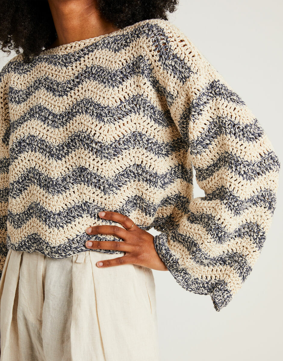 Groove Sweater Pattern | Wool and the Gang